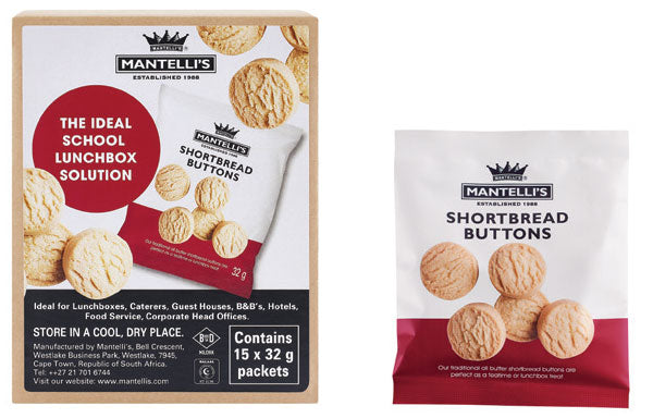 Buttons Shortbread 15x32g -480g – Mantelli's Direct Eastrand