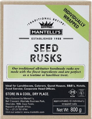 Seed (Rusk's)-800g – Mantelli's Direct Eastrand